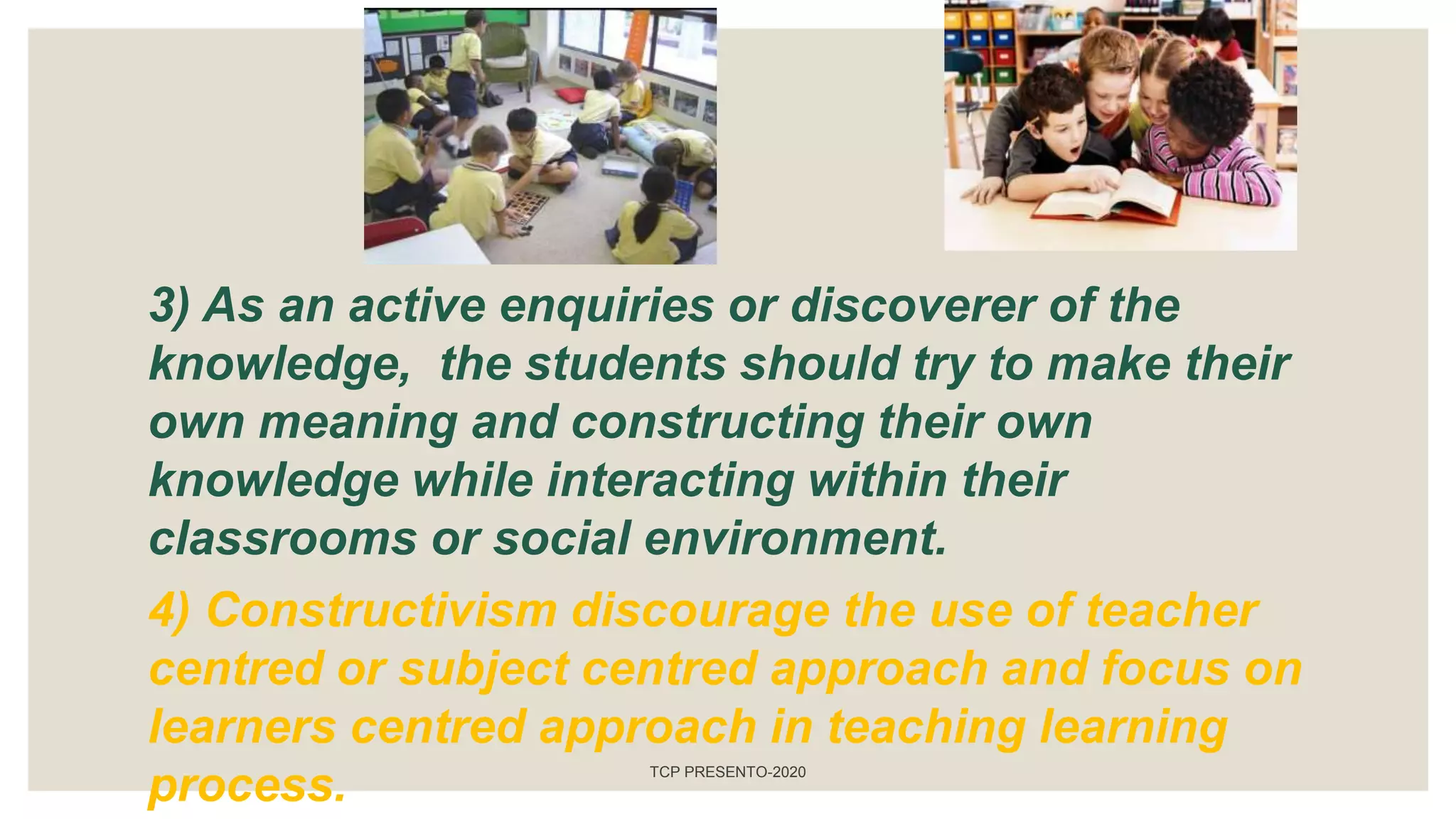 CONSTRUCTIVISM THEORY OF LEARNING | PPTX