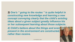 CONSTRUCTIVISM THEORY OF LEARNING | PPTX