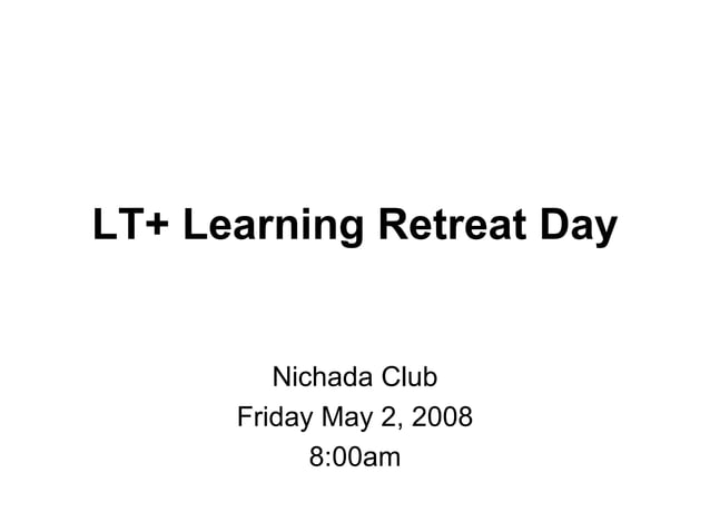 Lt+ Learning Day Powerpoint | PPT | Educational Assessment | Education
