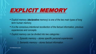 MEMORY | PPT