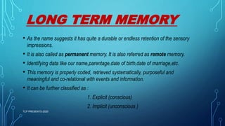 MEMORY | PPT
