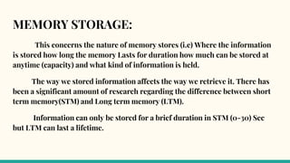 MEMORY | PPT