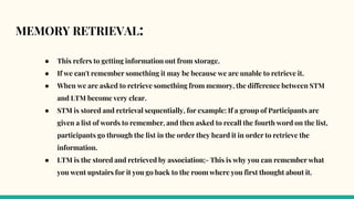 MEMORY | PPT