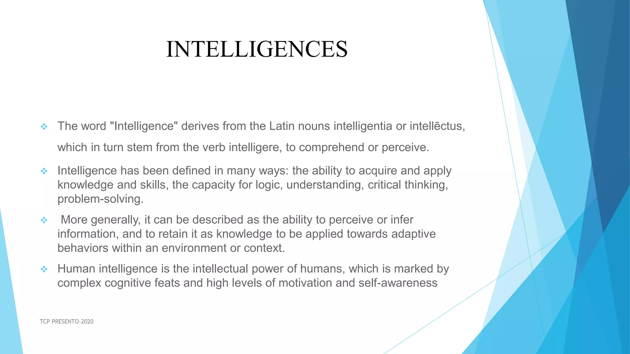 MULTIPLE INTELLIGENCE | PPT