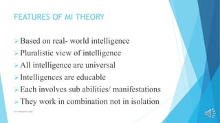 MULTIPLE INTELLIGENCE | PPTX