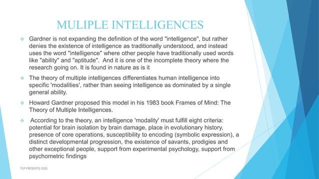 MULTIPLE INTELLIGENCE | PPT