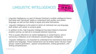 MULTIPLE INTELLIGENCE | PPT