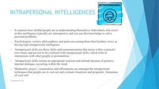 MULTIPLE INTELLIGENCE | PPT