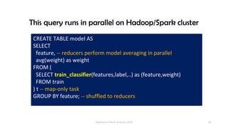Idea behind Apache Hivemall | PDF | Databases | Computer Software and Applications