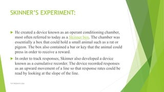 OPERANT CONDITIONING | PPT