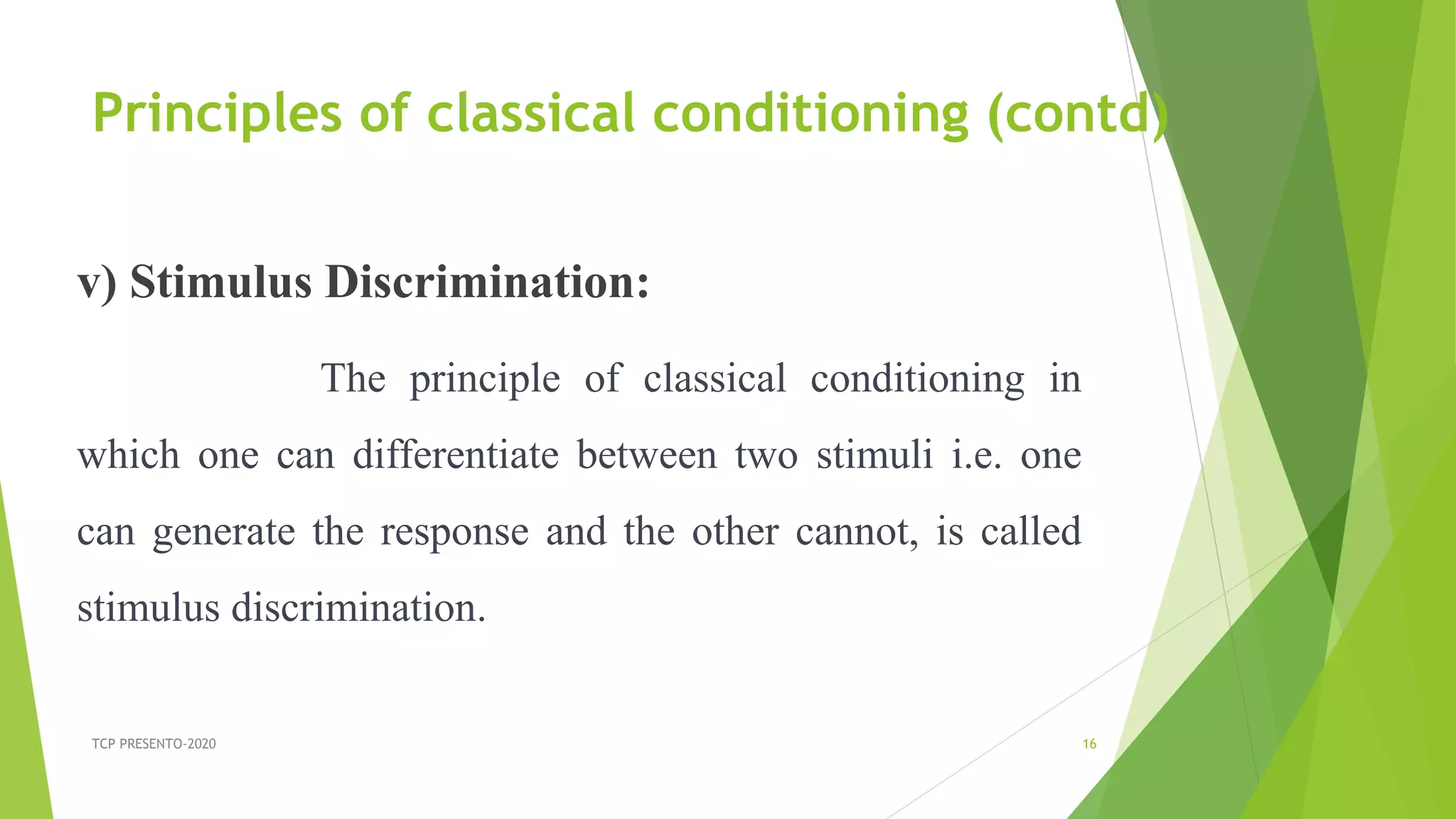 PAVLOV'S CLASSICAL CONDITIONING | PPTX