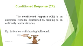 PAVLOV'S CLASSICAL CONDITIONING | PPTX