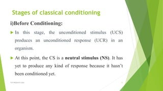 PAVLOV'S CLASSICAL CONDITIONING | PPTX