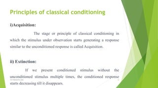 PAVLOV'S CLASSICAL CONDITIONING | PPTX