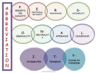 PERSONALITY | PPTX