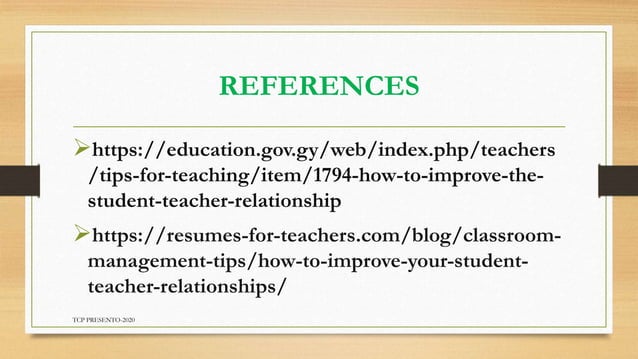 TEACHER-STUDENTS RELATIONSHIP | PPTX