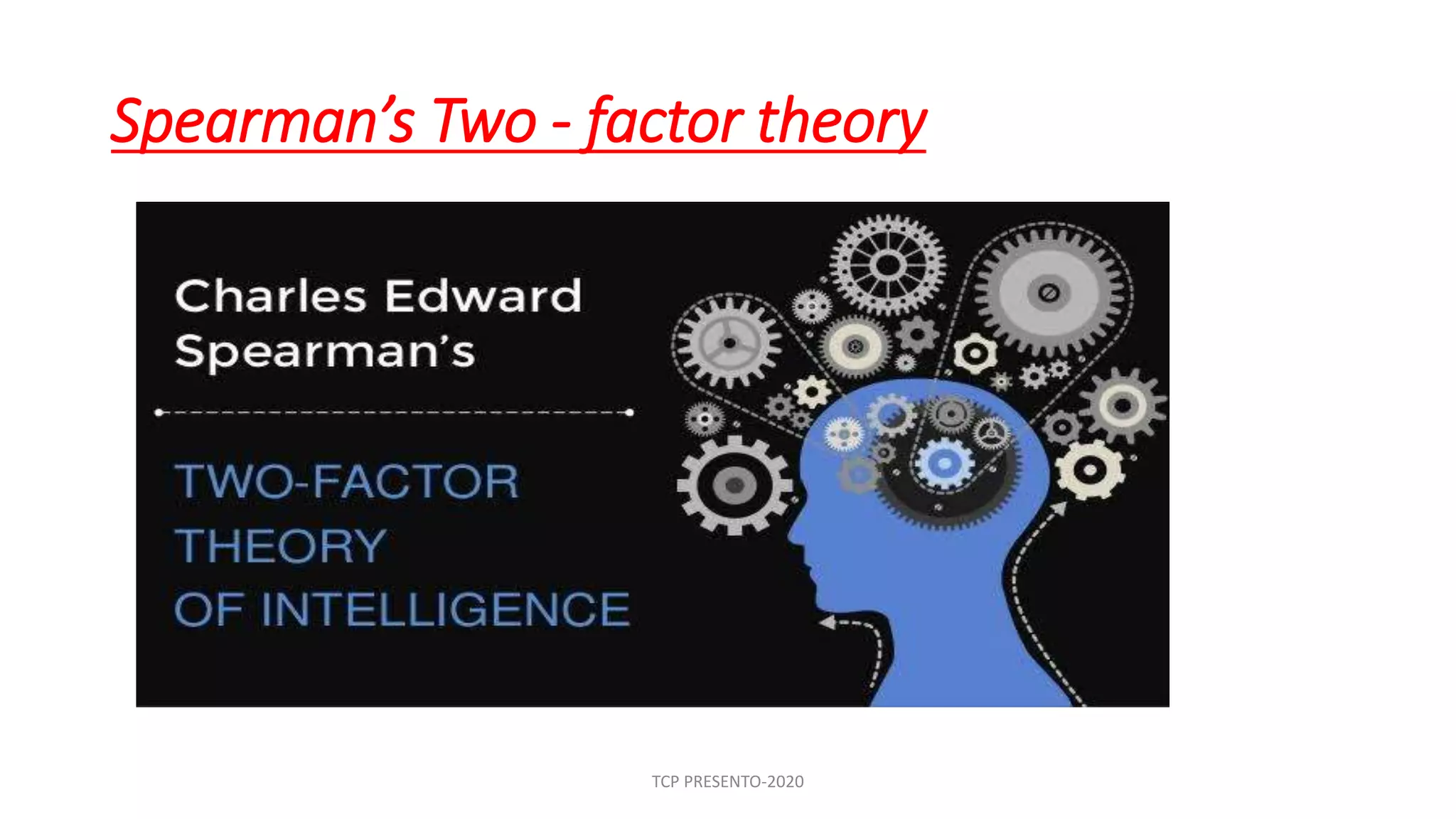 THEORIES OF INTELLIGENCE | PPTX