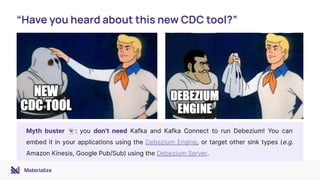 Debezium vs. the World: An Overview of the CDC Ecosystem | PPT