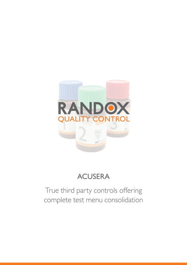 LT027 Acusera Third Party Controls May17 | PDF