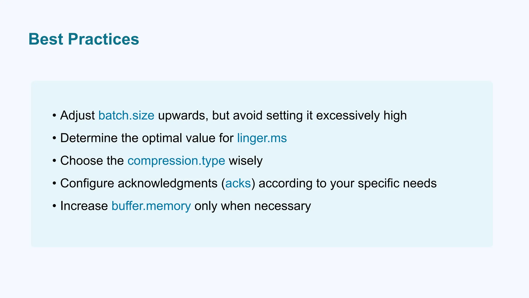 Mastering Kafka Producer Configs: A Guide to Optimizing Performance | PPT