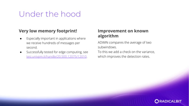 Memory Matters Drift Detection With A Low Memory Footprint For Ml