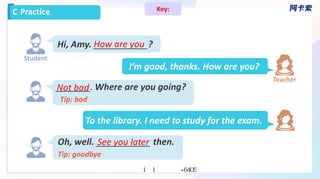 Learn and Talk 1 Lesson 1 ( How are you? ) | PDF