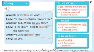 Learn and Talk 1 Lesson 1 ( How are you? ) | PDF