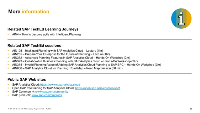 SAP ANalytics Cloud -SAP SAC planning 22 | PDF