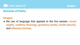 LT 11_Unit 3_Lesson 1_Poetry.pptx | Poetry | Books and Literature