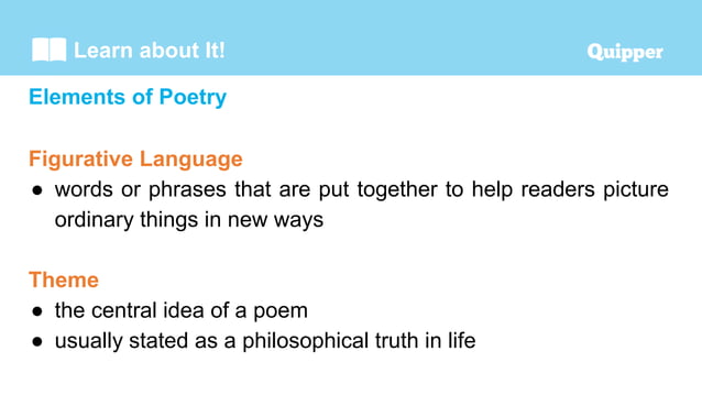 LT 11_Unit 3_Lesson 1_Poetry.pptx | Poetry | Books and Literature