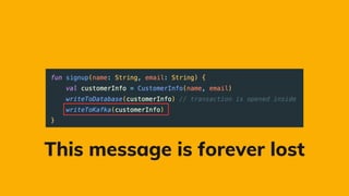 Eliminating the Double Write Problem in Apache Kafka Using the Outbox Pattern with Rafael Roman ...