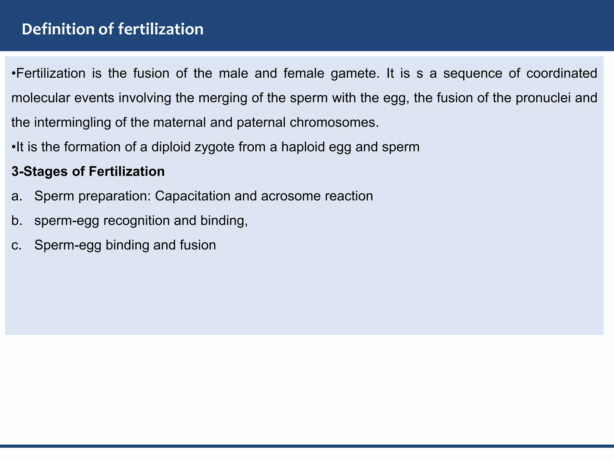 15 Molecular event in fertilization | PPT