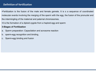 15 Molecular event in fertilization | PPT