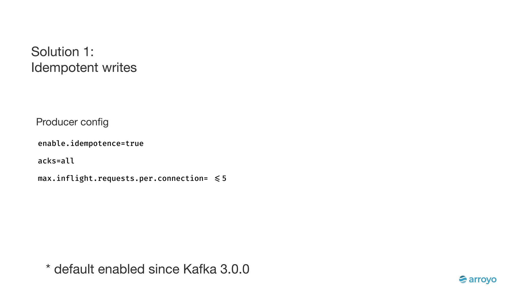 Exactly-once Stream Processing with Arroyo and Kafka | PDF