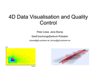 LINUX Tag 2008: 4D Data Visualisation and Quality Control | PPT