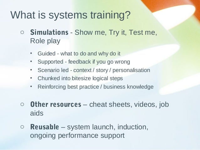 Smooth running: ensure your systems training projects run without a h…