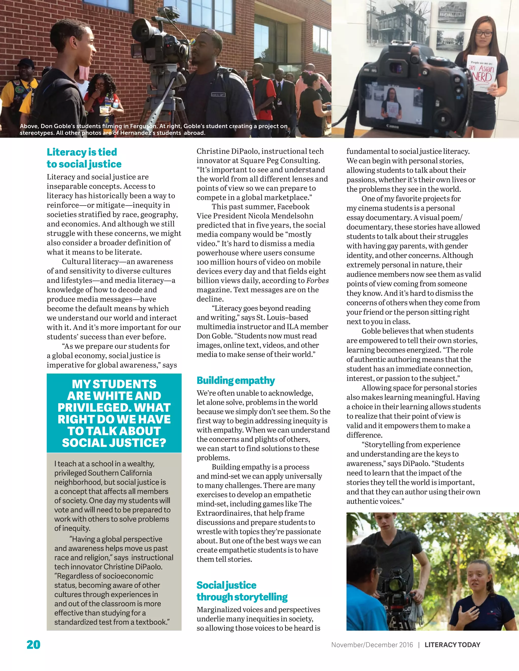 Digital Storytelling and Social Justice | PDF