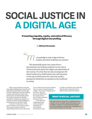 Digital Storytelling and Social Justice | PDF