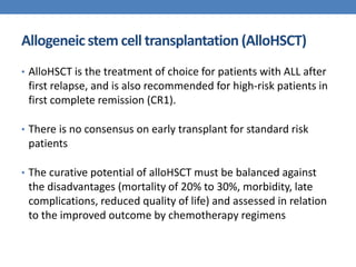 acute lymphocytic leukemia | PPTX