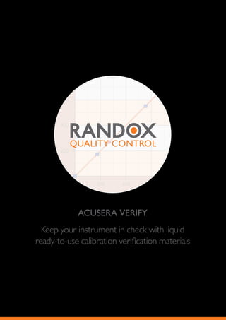 Acusera Verify Linearity Verification - June 17 LT674 | PDF