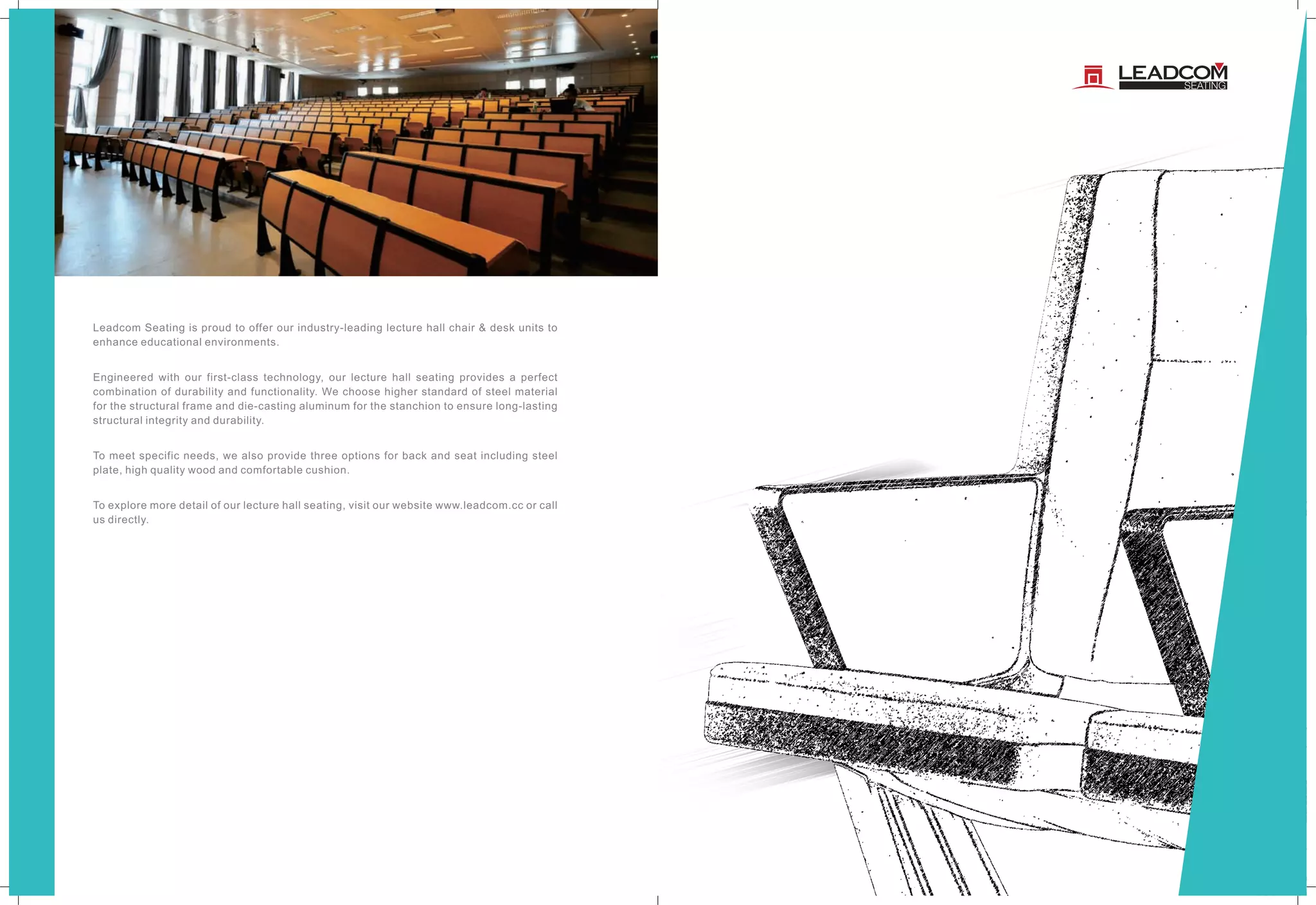 Leadcom lecture hall seating collection | PDF