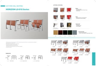 Leadcom lecture hall seating collection | PDF
