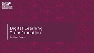 Digital Learning Transformation | PPT
