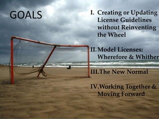 Model Licenses and License Templates: Present and Future | PPTX