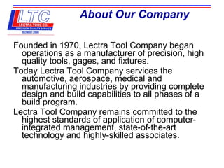 Lectra Tool company | PPS