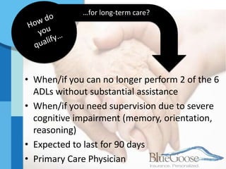 Intro to Long-Term Care | PPTX