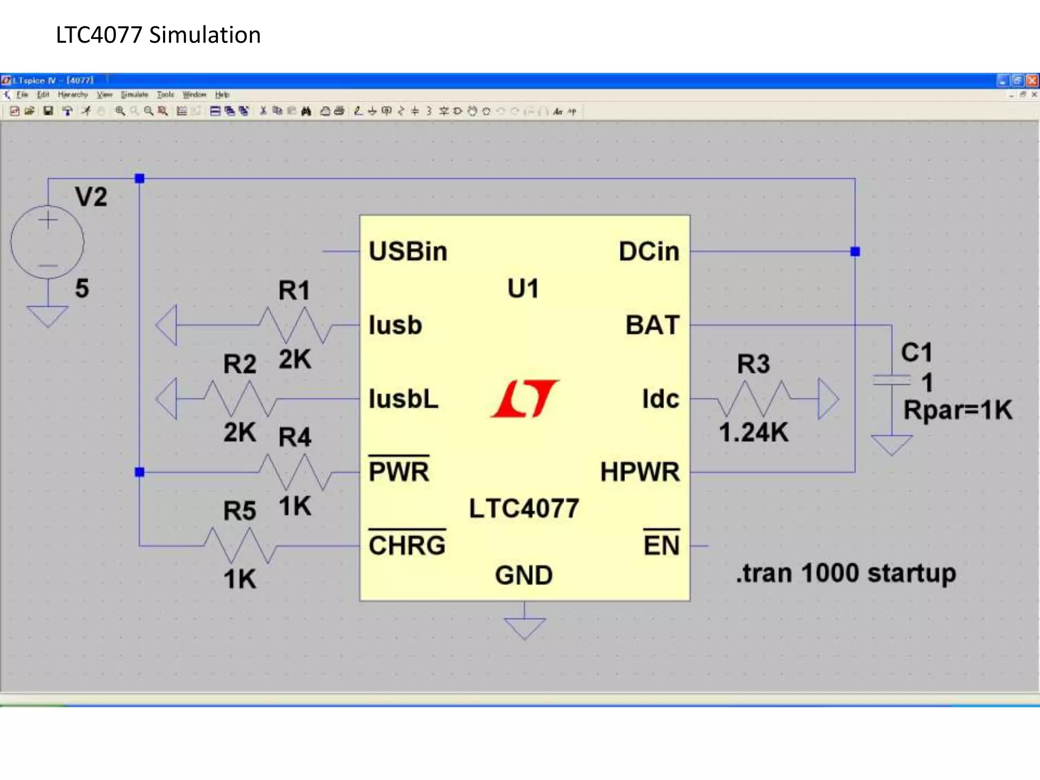 LTC4077 Simulation using LTspice | PPT