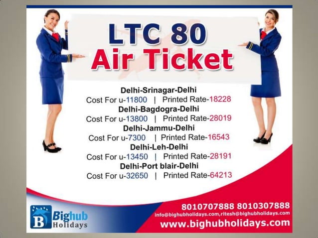 Ltc 80 air tickets | PPT
