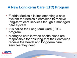 SMMC Long-term Care Provider Webinar: Enrollee and Provider Protections ...