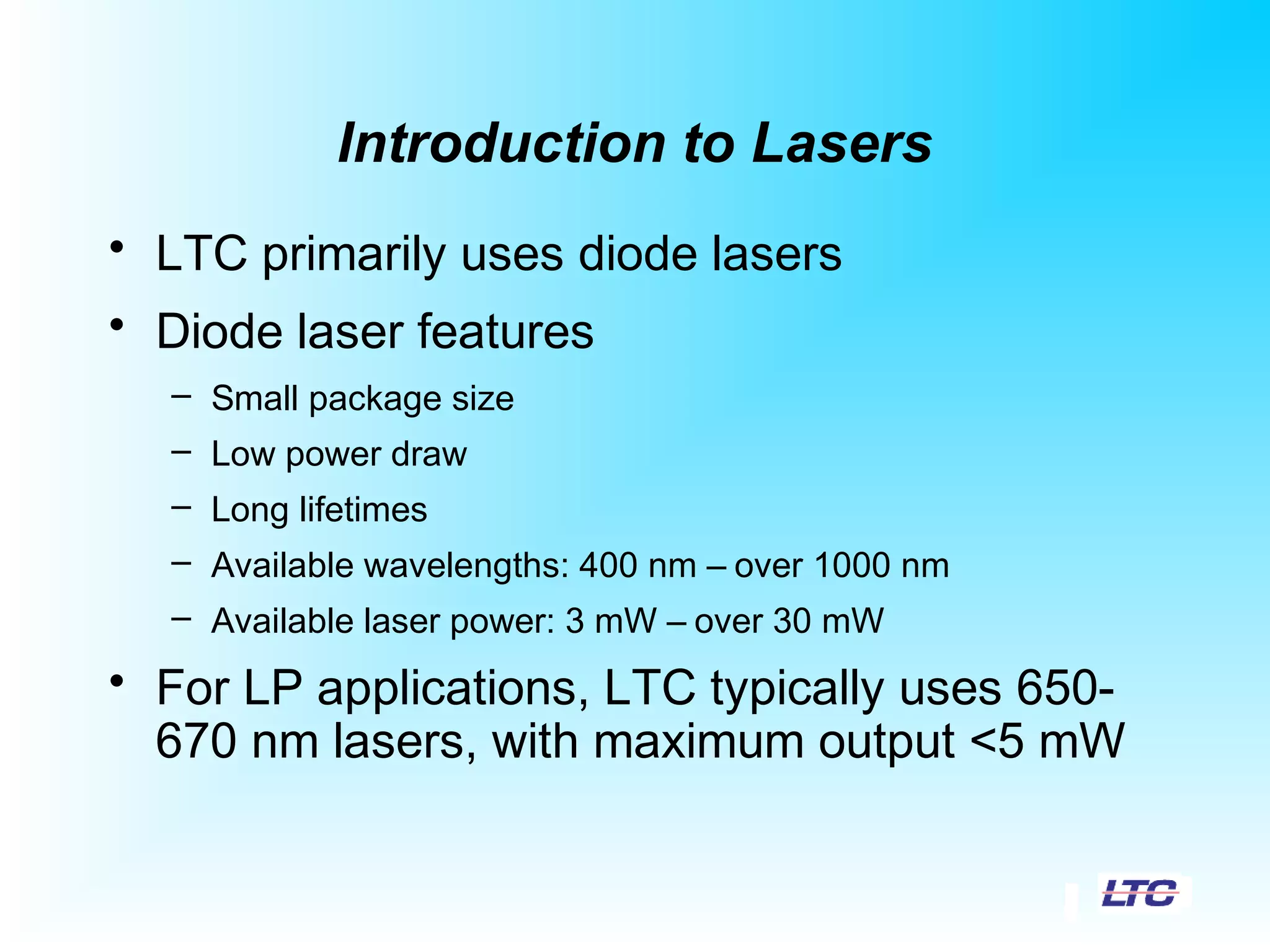 LTC Laser Profilometry | PPT